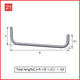 Shape Code 21 - Custom Cut & Bent Rebar, U Bar. U-bend reinforcement
